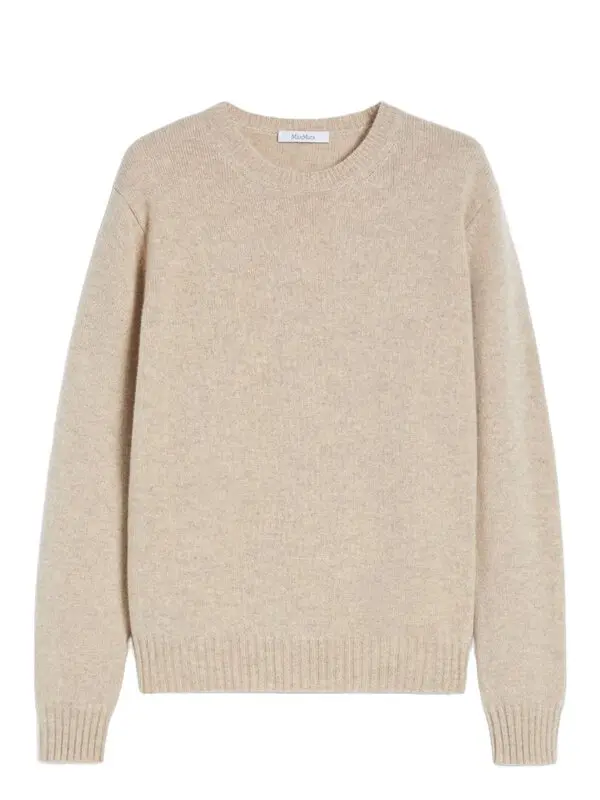 Max Mara Cashmere Crew-neck Jumper - Beige