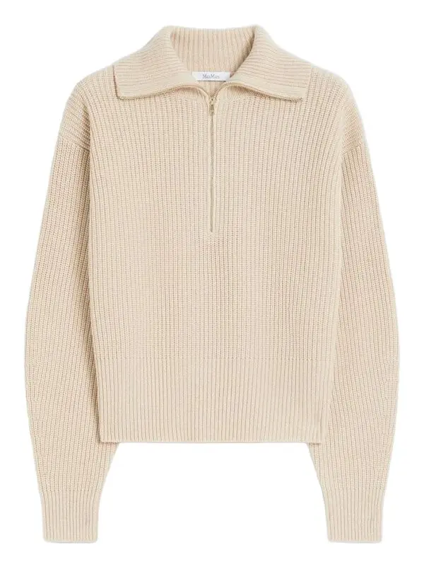 Max Mara Wool And Cashmere Jumper - Beige