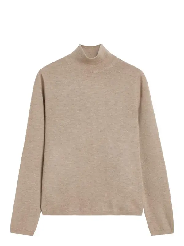 Max Mara Cashmere Turtleneck Jumper - Beige