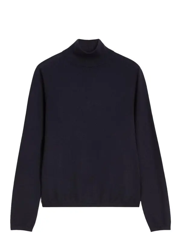 Max Mara Cashmere Yarn Turtleneck Jumper - Ultramarine