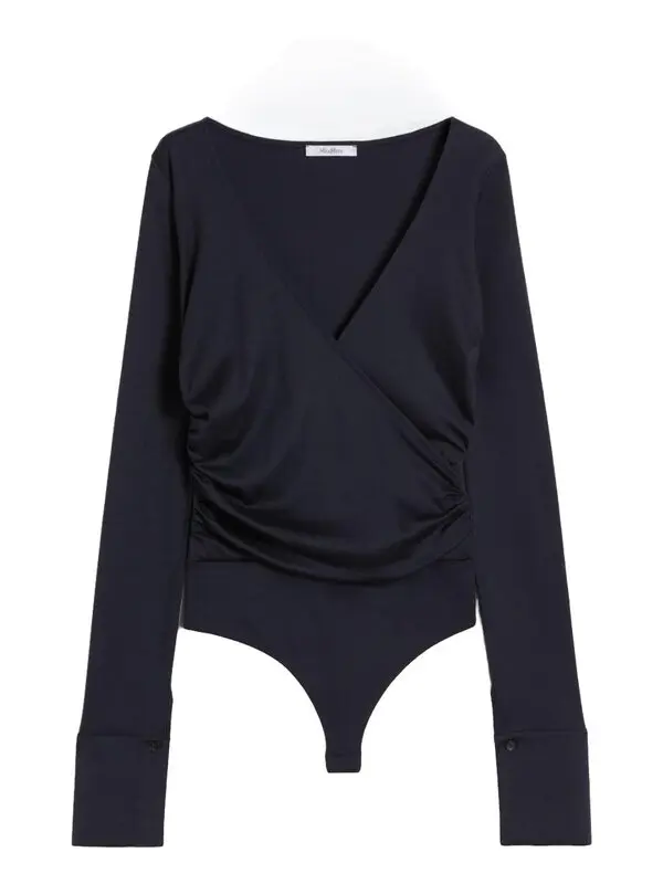 Max Mara Wool Jersey Bodysuit - Ultramarine