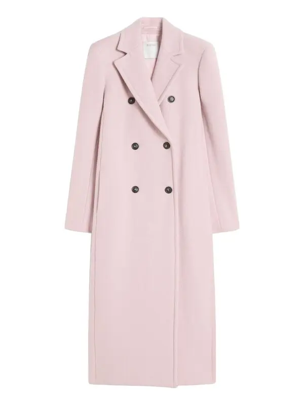 Max Mara Double-breasted Wool Coat - Antique Rose