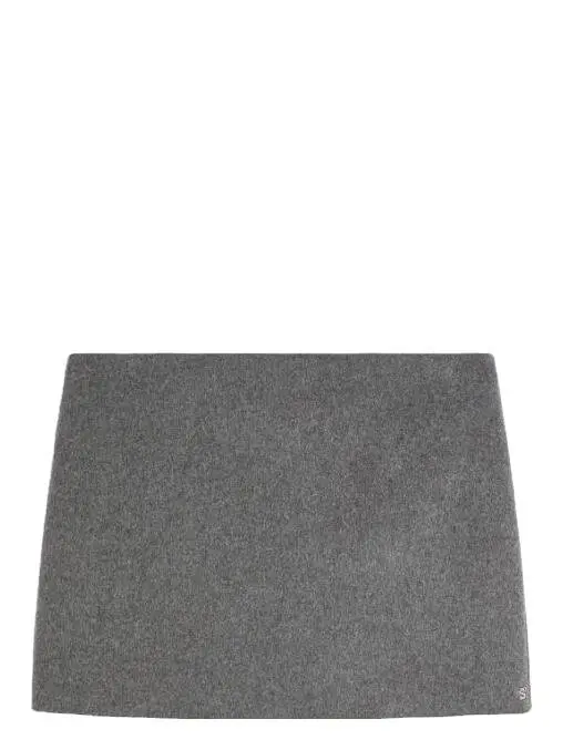 Max Mara Low-rise Mini Skirt - Dark Grey