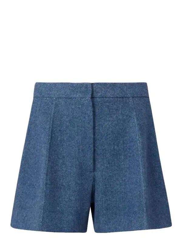 Max Mara Wool Bermuda Shorts - Navy