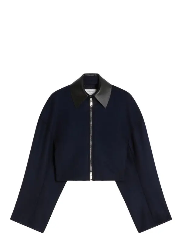 Max Mara Short Wool Jacket - Midnightblue