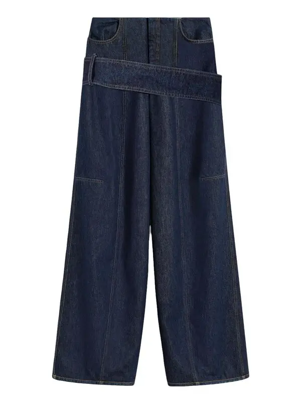 Max Mara Wide-fit Jeans - Navy