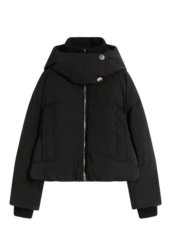 Max Mara Water-repellent Down Jacket - Black