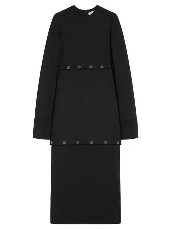 Max Mara Scuba Jersey Dress - Black