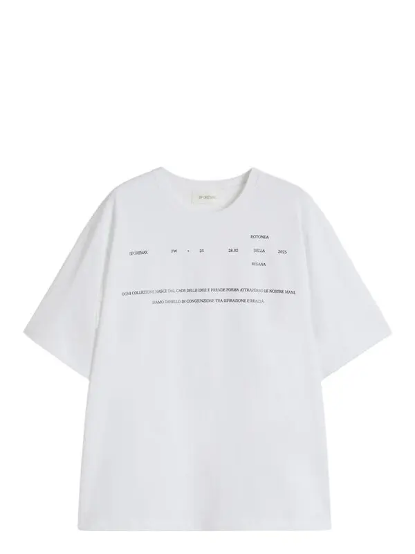 Max Mara Printed T-shirt - Optical White