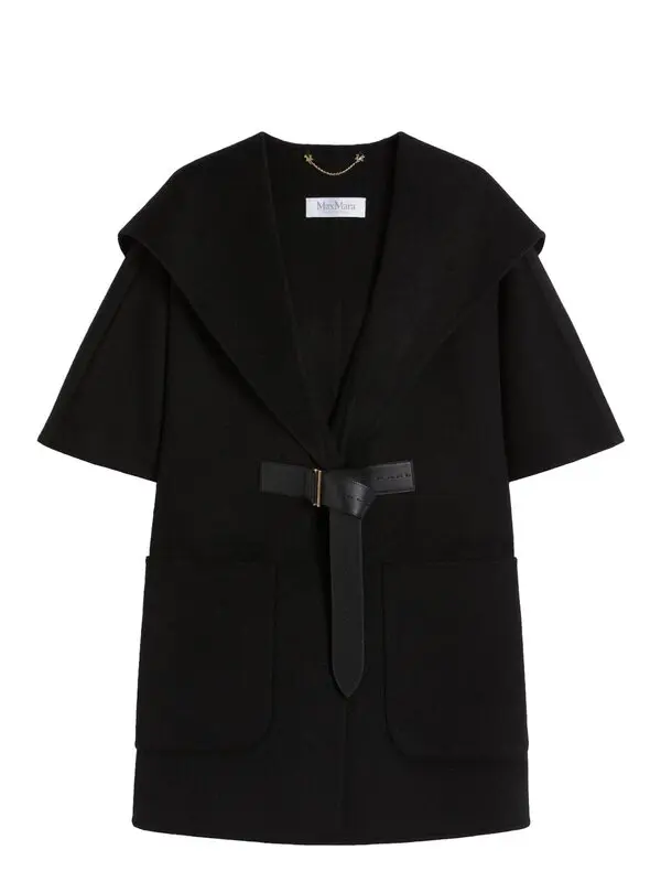 Max Mara Camel-hair Cape - Black