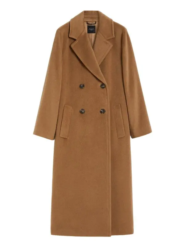 Max Mara Wool And Alpaca Double-breasted Coat - Camel