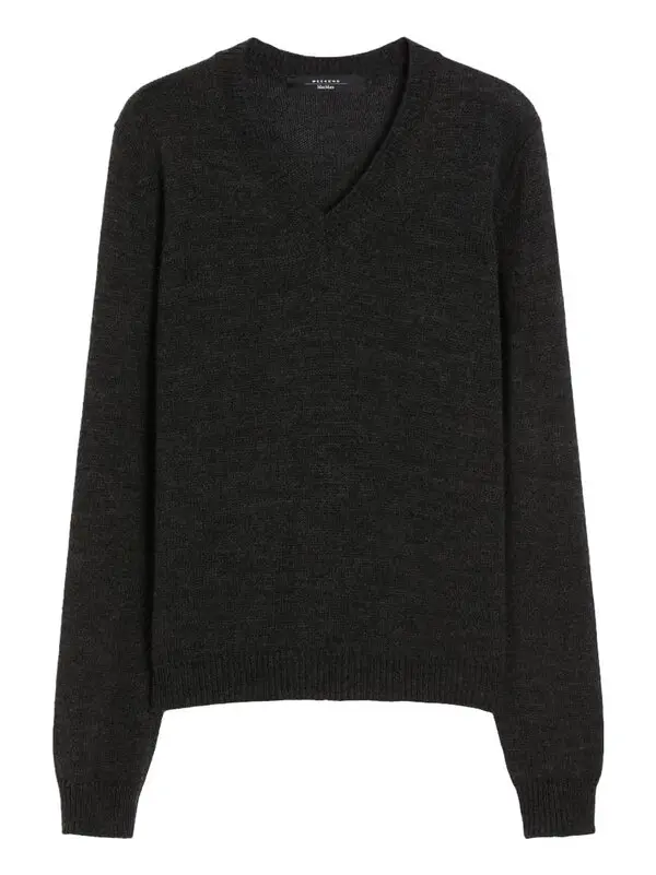Max Mara Mohair-blend Knit Jumper - Dark Grey