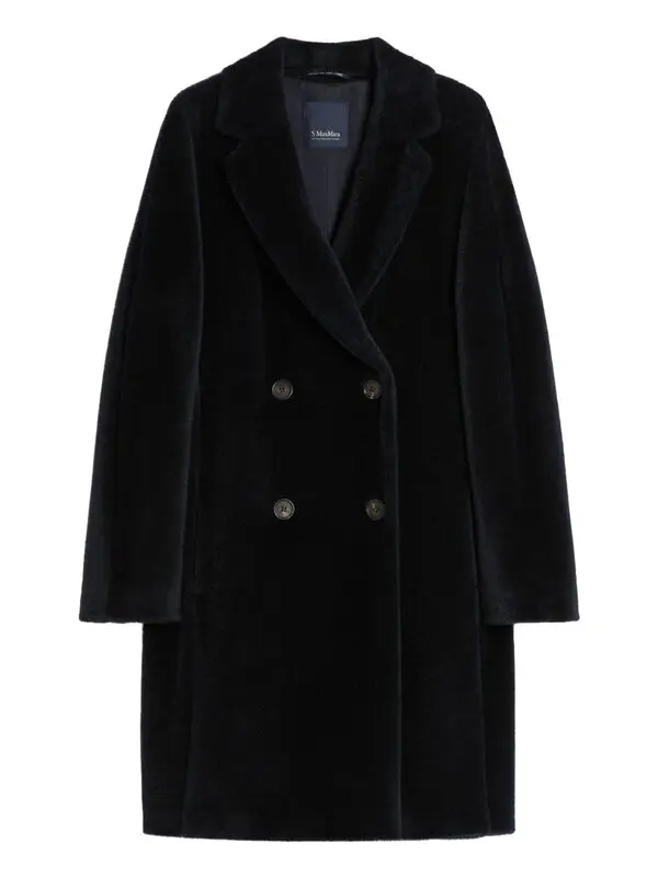 Max Mara Wool And Alpaca Midi Coat - Midnightblue