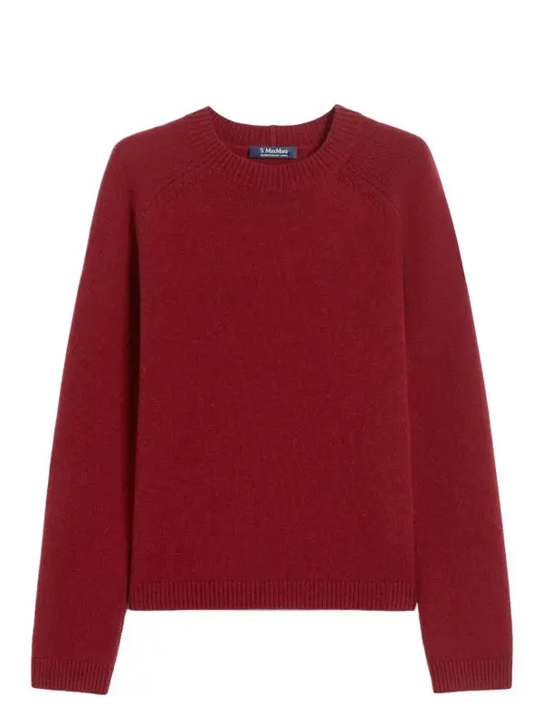 Max Mara Wool And Cashmere Crew-neck Sweater - Red