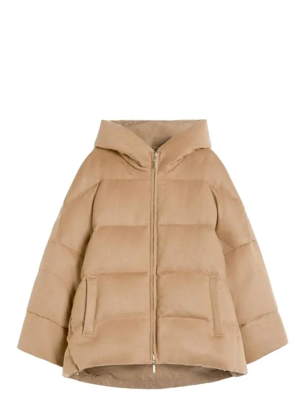Max Mara Reversible Down Jacket - Camel