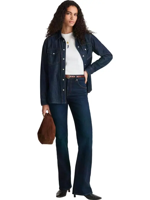 Madewell Relaxed Bootcut Jeans - Foundry Wash