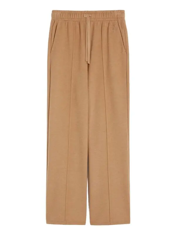 Max Mara Drap-effect Jersey Trousers - Camel