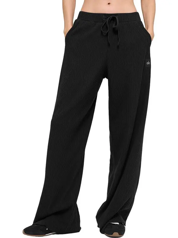 Alo Yoga Muse Wide Leg Pants - Black