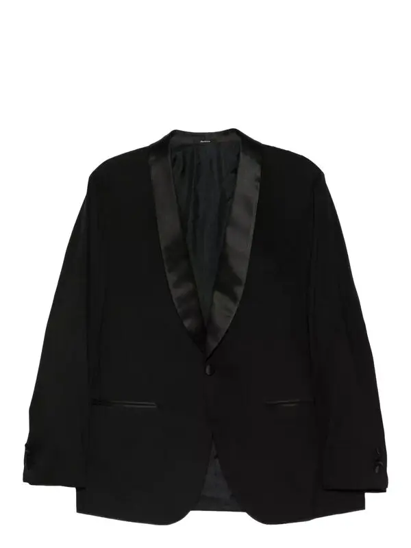 SARTORIO NAPOLI Shawl-lapel Blazer - Black
