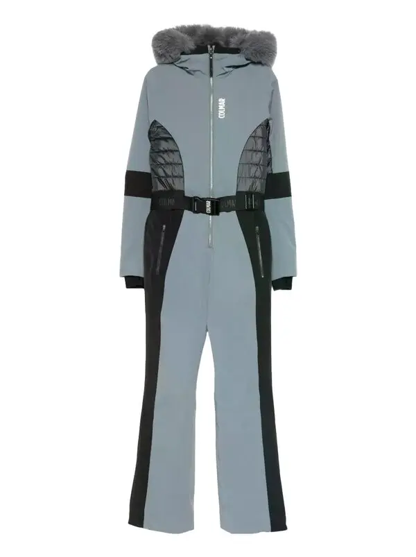 COLMAR Quilted Belted Ski Suit - Grey