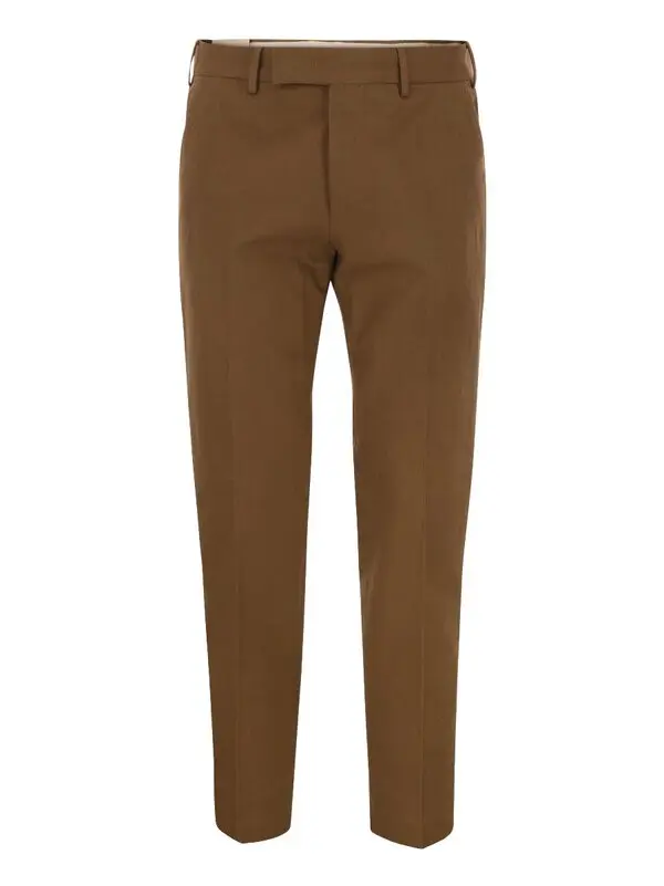 PT TORINO Rebel Cotton Trousers - Brown