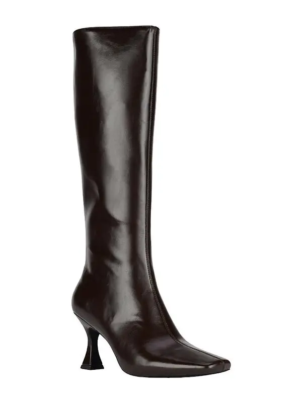 Jeffrey Campbell Checkmate 2 Boots - Coffee