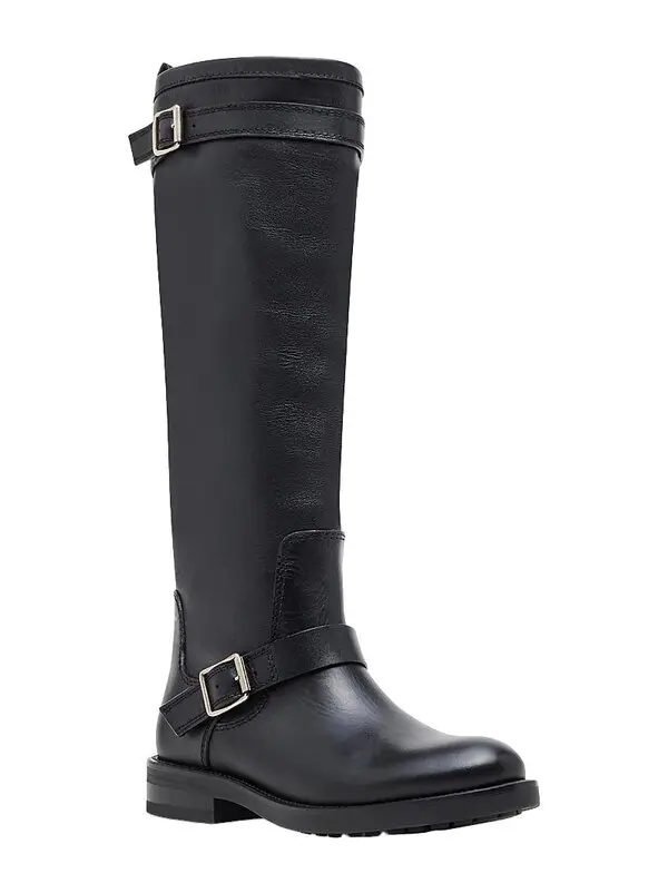 Steve Madden Sady Boots - Black Leather