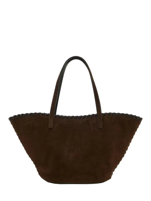 Staud Caro Suede Bucket Bag - Brown