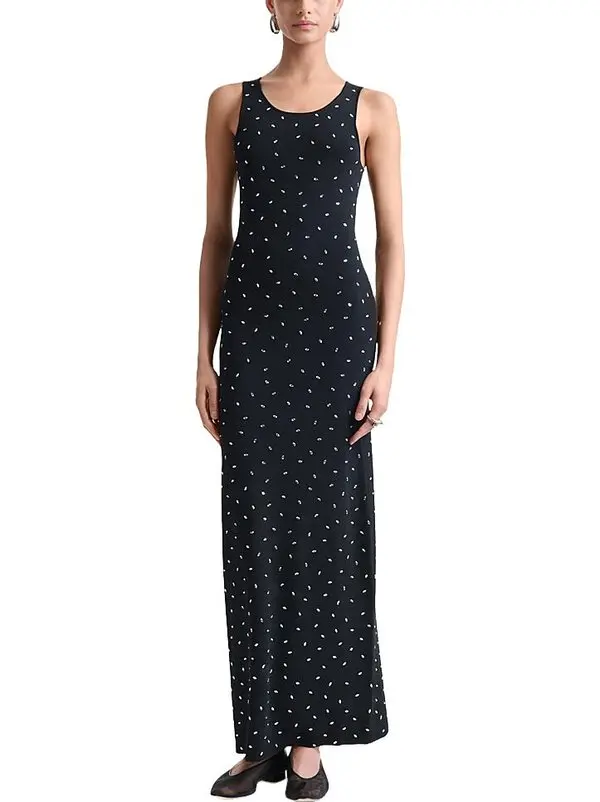 Altuzarra Geordie Rhinestone Dress - Black