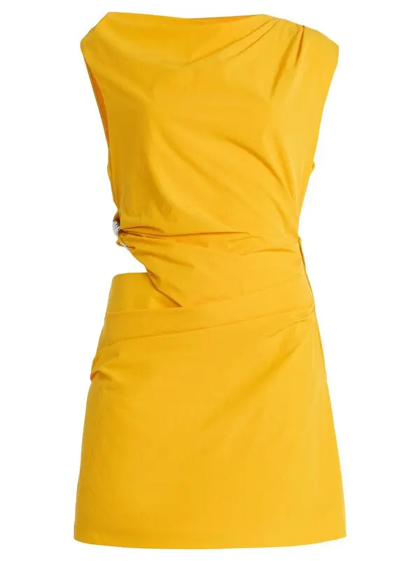 SIR. Sol Cutout Mini Dress - Yellow