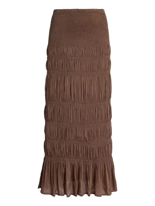 BY MALENE BIRGER Ilona Maxi Skirt - Brown
