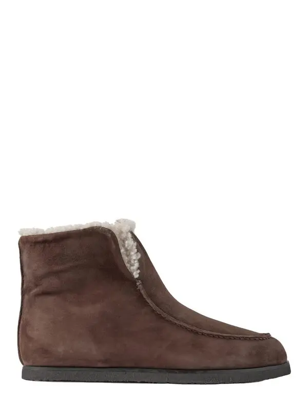 Legres 52 Shearling Ankle Boots - Brown