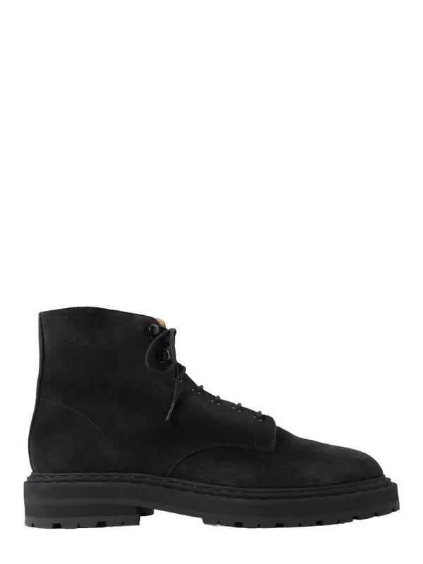 Legres 57 Suede Ankle Boots - Black