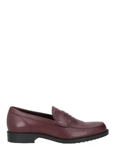 TOD'S Leather Loafers - Purple