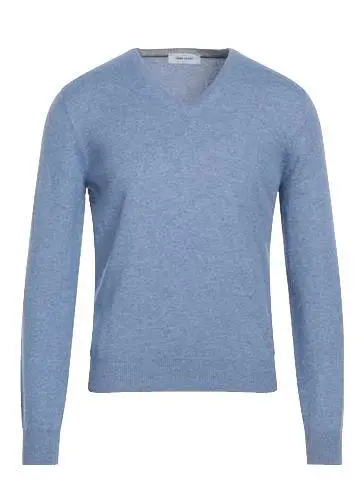 GRAN SASSO Sweater In Light Virgin Wool, Cashmere, And Viscose - Blue