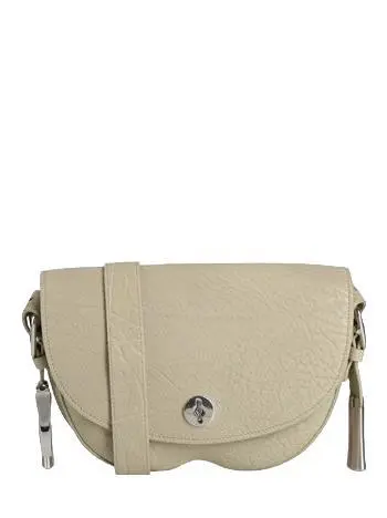 Burberry Leather Cross-body Saddle Bag - Sage Green