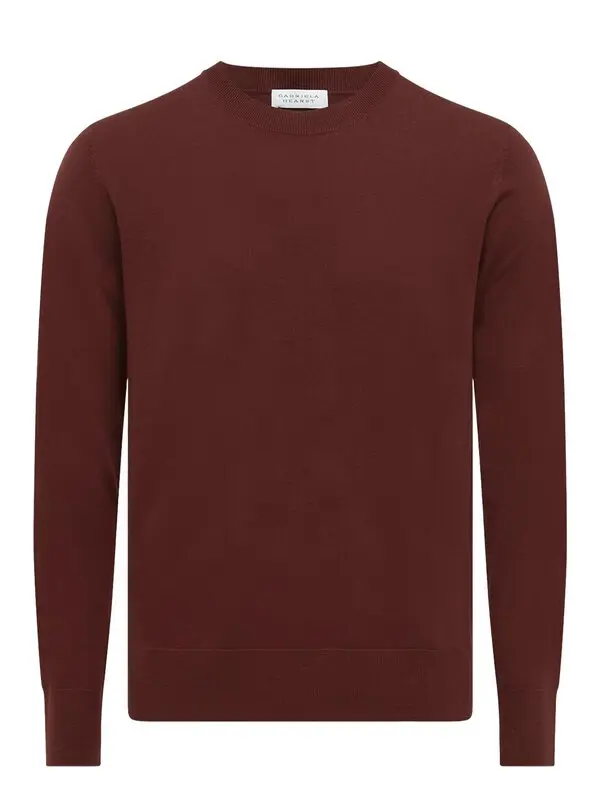 Gabriela Hearst Palco Knit Sweater - Burnt Sienna