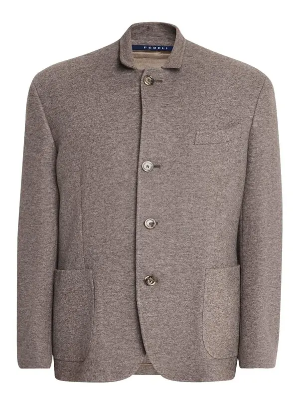 Fedeli Double-face Cashmere Chore Jacket - Beige