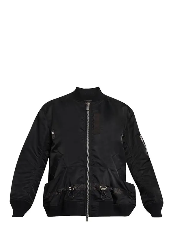 Sacai Nylon Twill Utility Bomber Jacket - Black