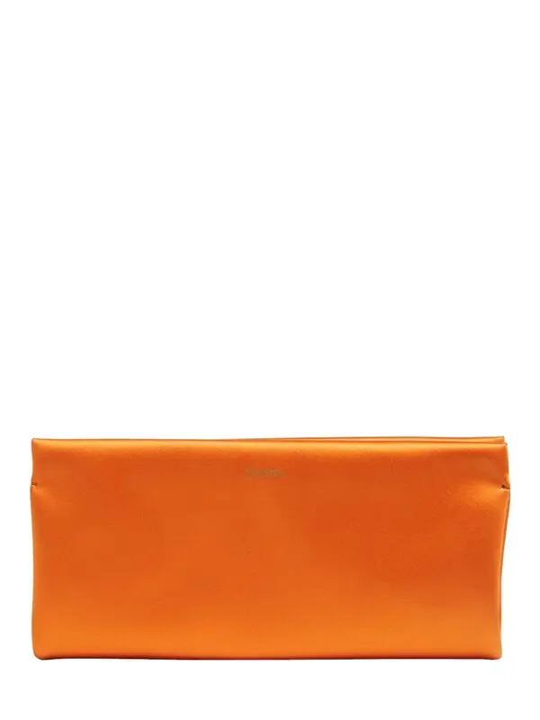 Saint Laurent Soft Clutch Bag - Orange Sat