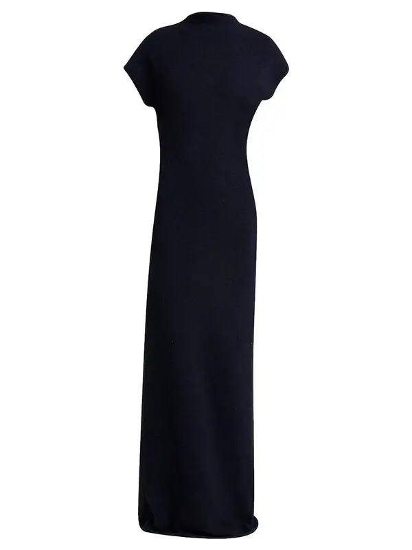 Proenza Schouler Boiled Wool Maxi Dress - Navy