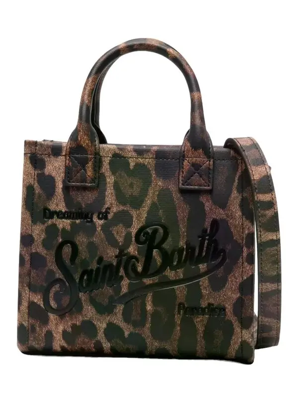 MC2 SAINT BARTH Leopard Print Tote Bag - Brown