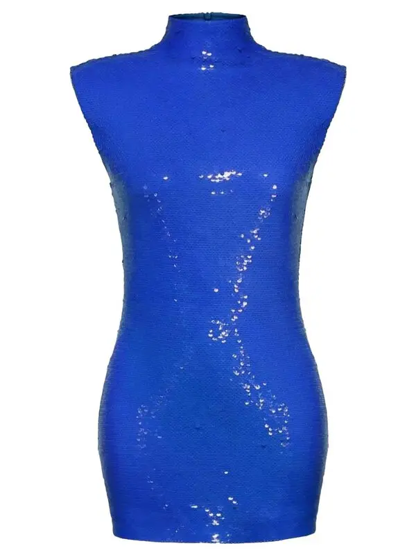 NUE Sequin Mini Dress - Blue