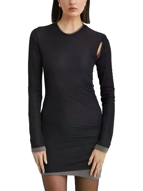 Christopher Esber Layered Mini Dress - Black