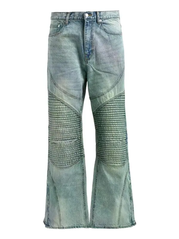 BREATH Fade Biker Jeans - Blue