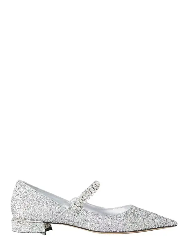 JIMMY CHOO 25mm Bing Crystal-embellished Pumps - Silver