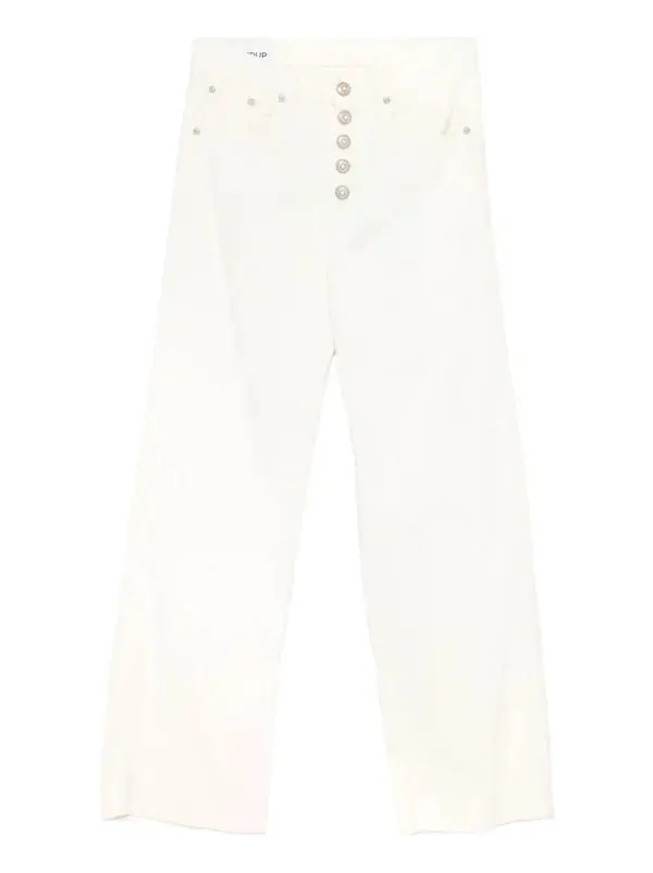 DONDUP Buttoned Corduroy Trousers - Neutrals