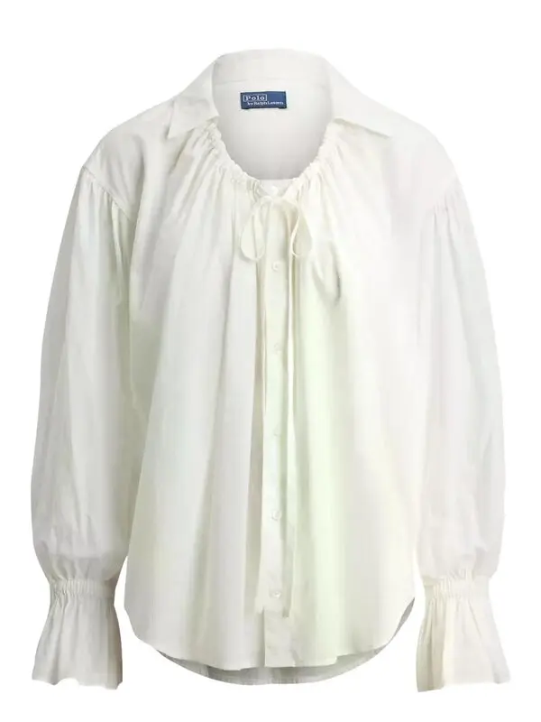 Polo Ralph Lauren Tie-fastening Long-sleeve Shirt - White
