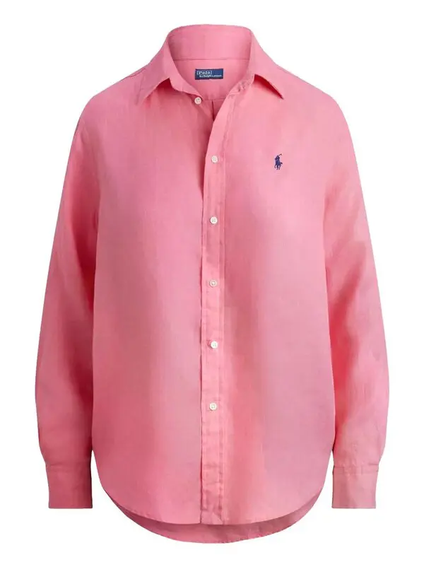 Polo Ralph Lauren Polo Pony Linen Shirt - Pink