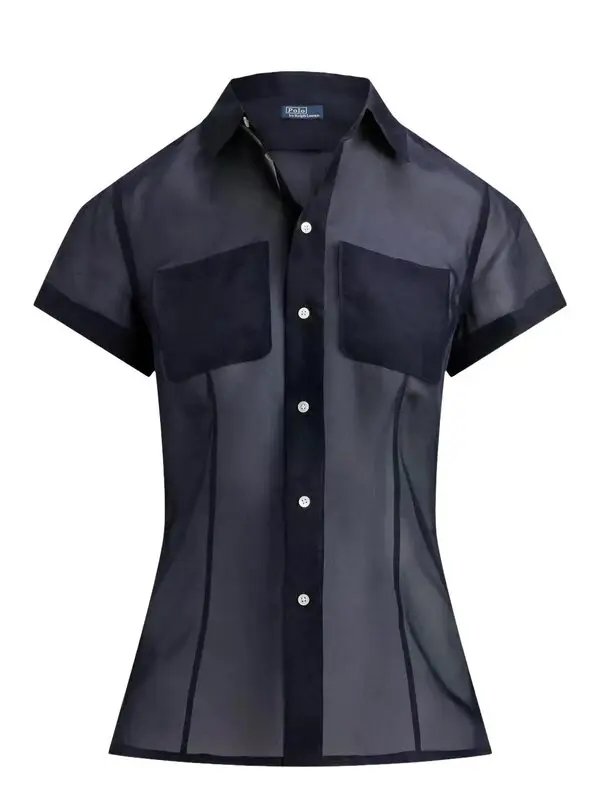 Polo Ralph Lauren Classic-collar Shirt - Blue